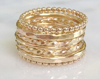 Stacking Ring Set - Etsy