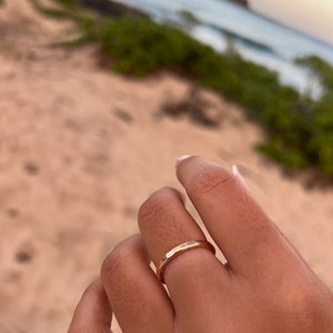 14k Gold Filled Ring Size 7,8,9,10,11,12,13,14,15 - Middle Finger Ring ...