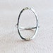 Sterling Silver Statement Ring Large Silver Oval Ring - Etsy