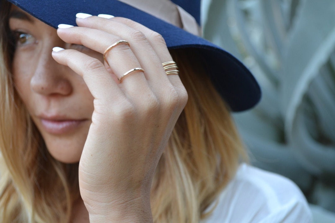 Cuff Ring | Double Band Ring | Adjustable Ring | Statement Ring ...