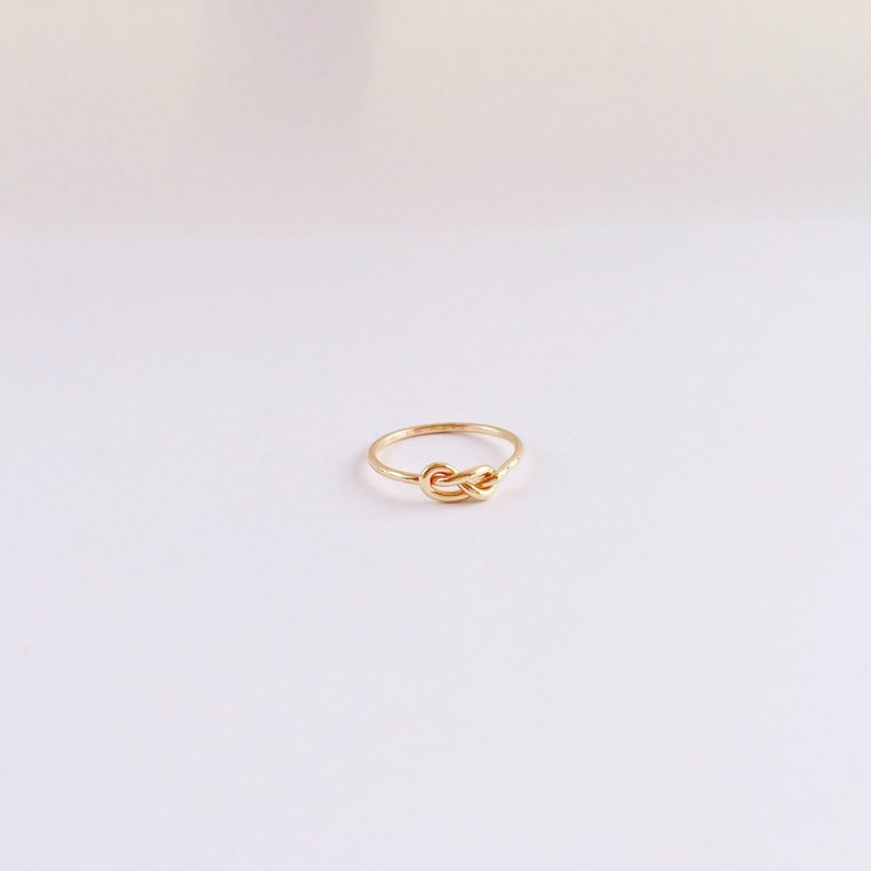 Promise Ring For Her Infinity Knot Ring Eternity Ring Etsy