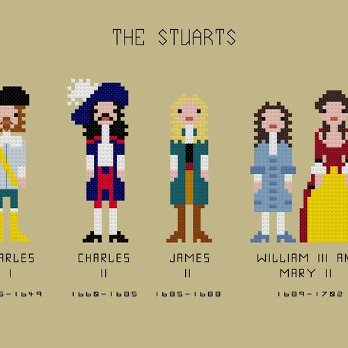 The Stuarts Cross Stitch Pattern - Etsy