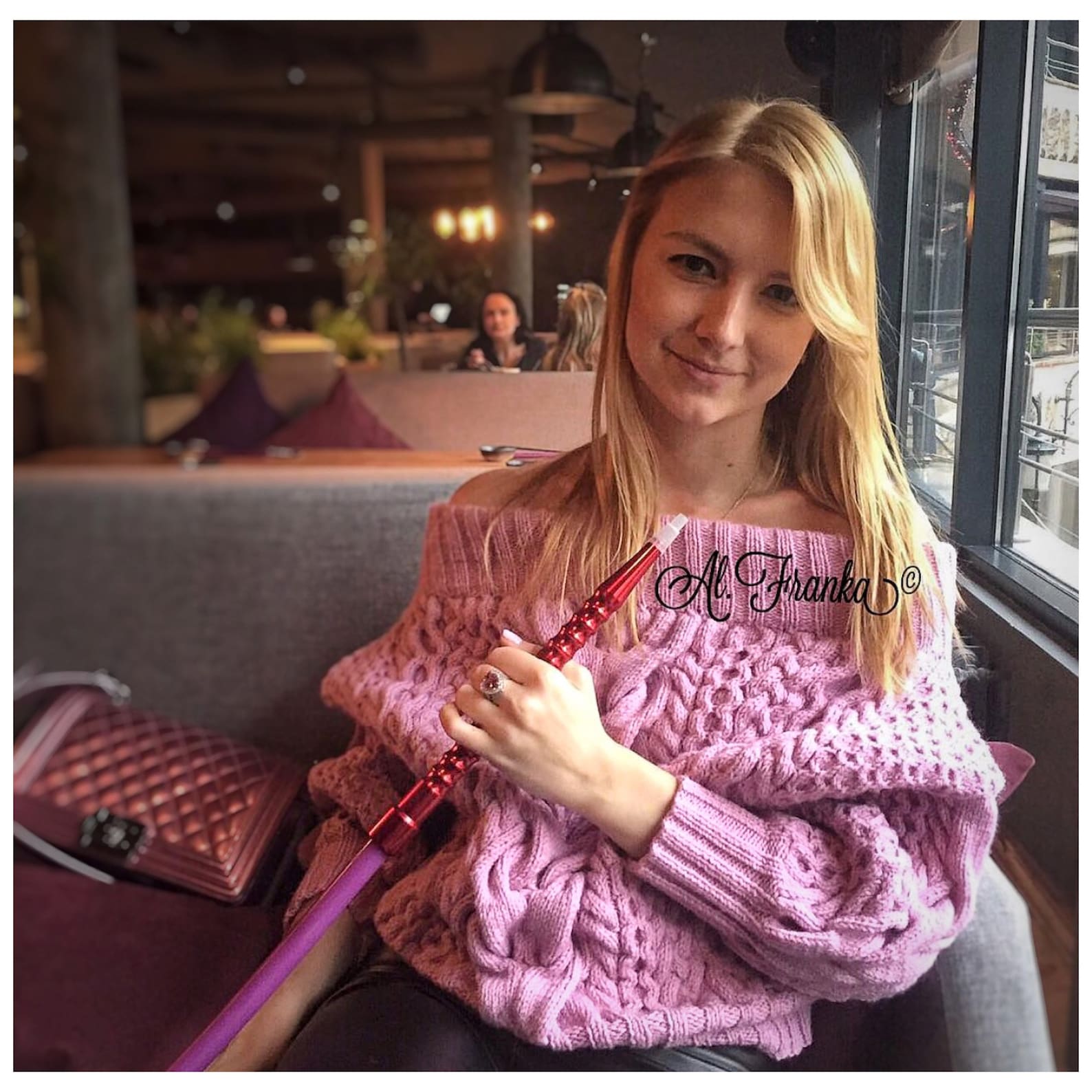 Off the Shoulder Scream Hand Knit Wool Sweater/cable Knit - Etsy