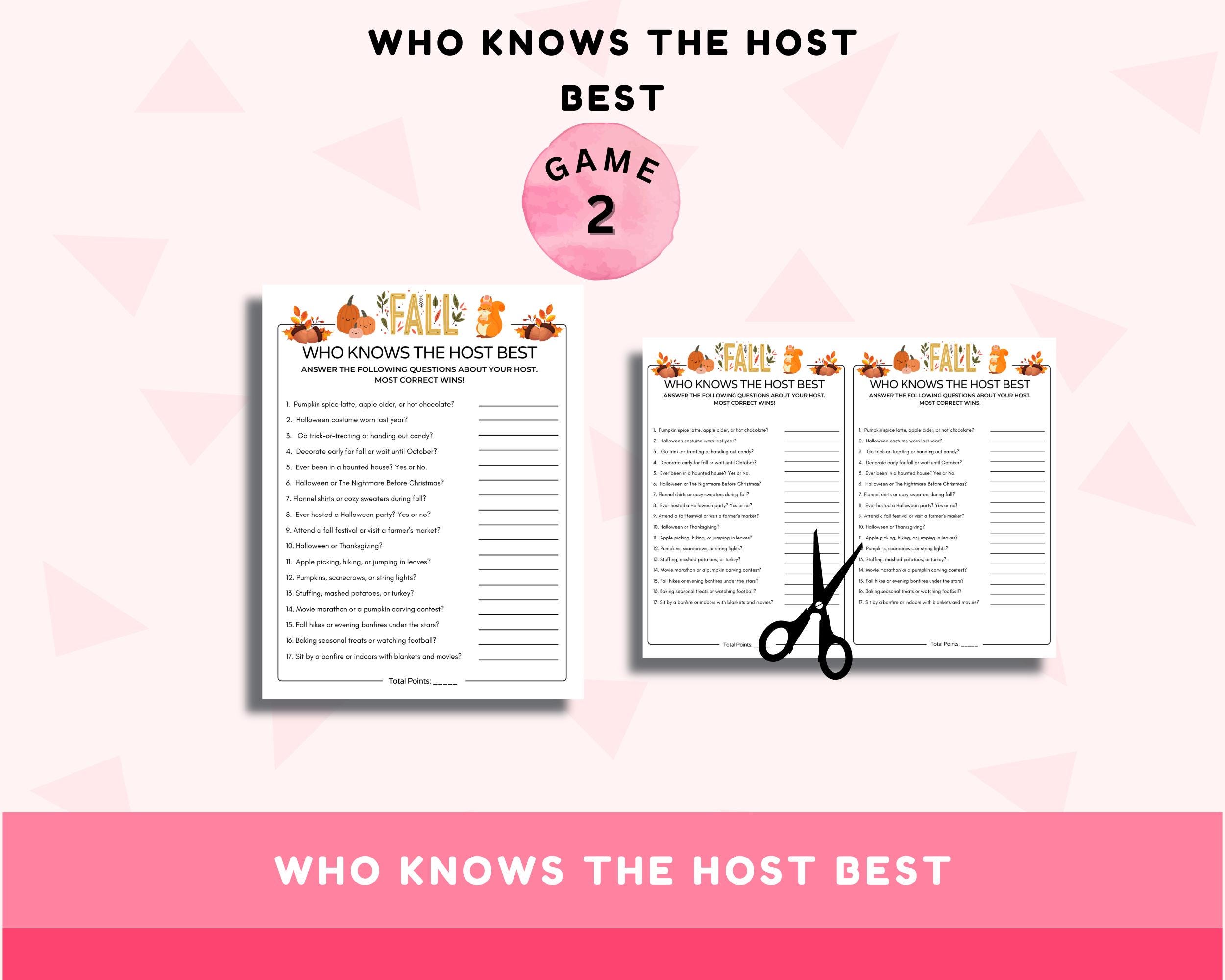 Fall Party Games Bundle, Printable Games for Kids & Adults, Autumn Fun ...