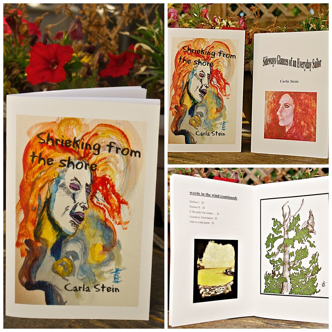 Set of Illustrated Poetry Collections Written and Illustrated - Etsy Sweden