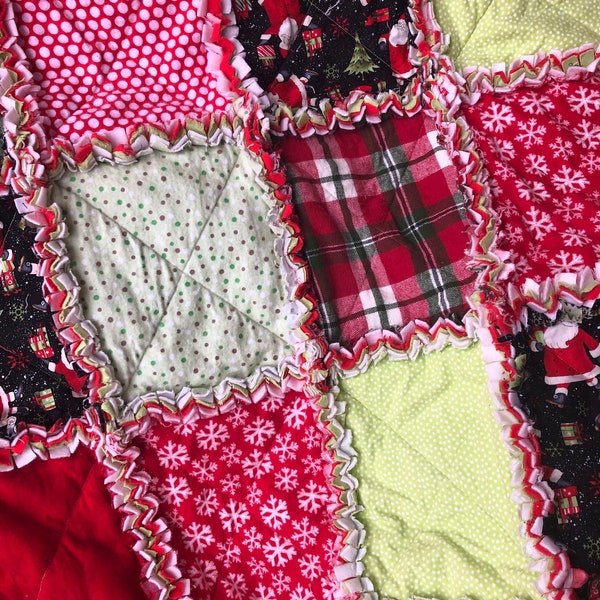 Fleece Rag Quilt - Etsy