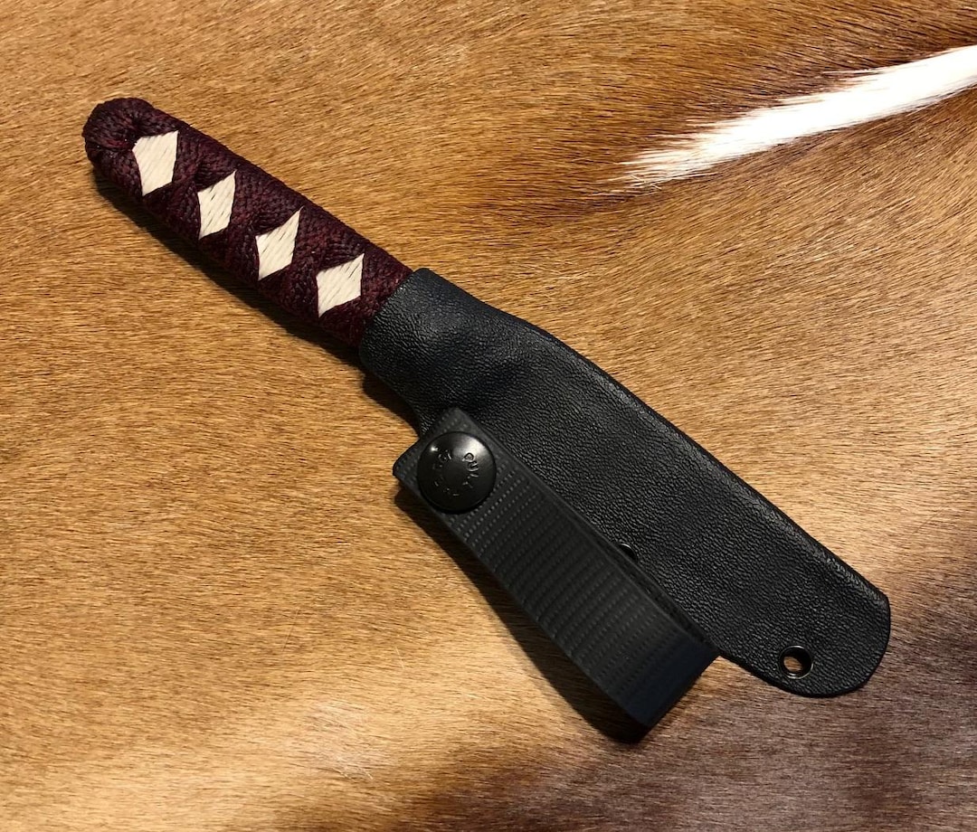 BGS Customized Blades VICTORINOX Burgundy/white Sheeps Foot Customized ...