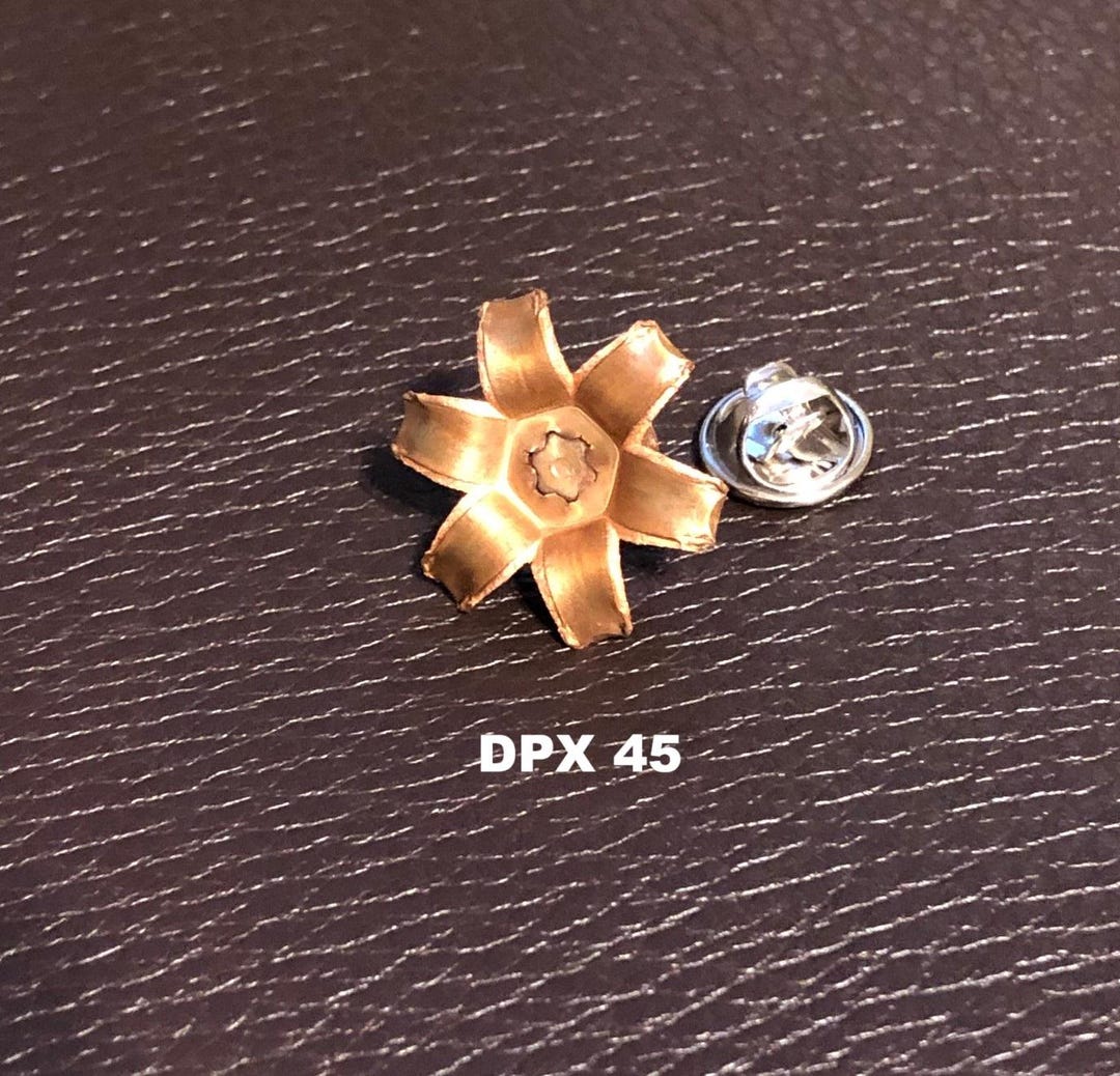 Expanded 45 ACP Bullet Tie Tack, Lapel Pin, Hat Pin - Various HK Sig ...