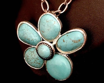 Turquoise pendant | Etsy