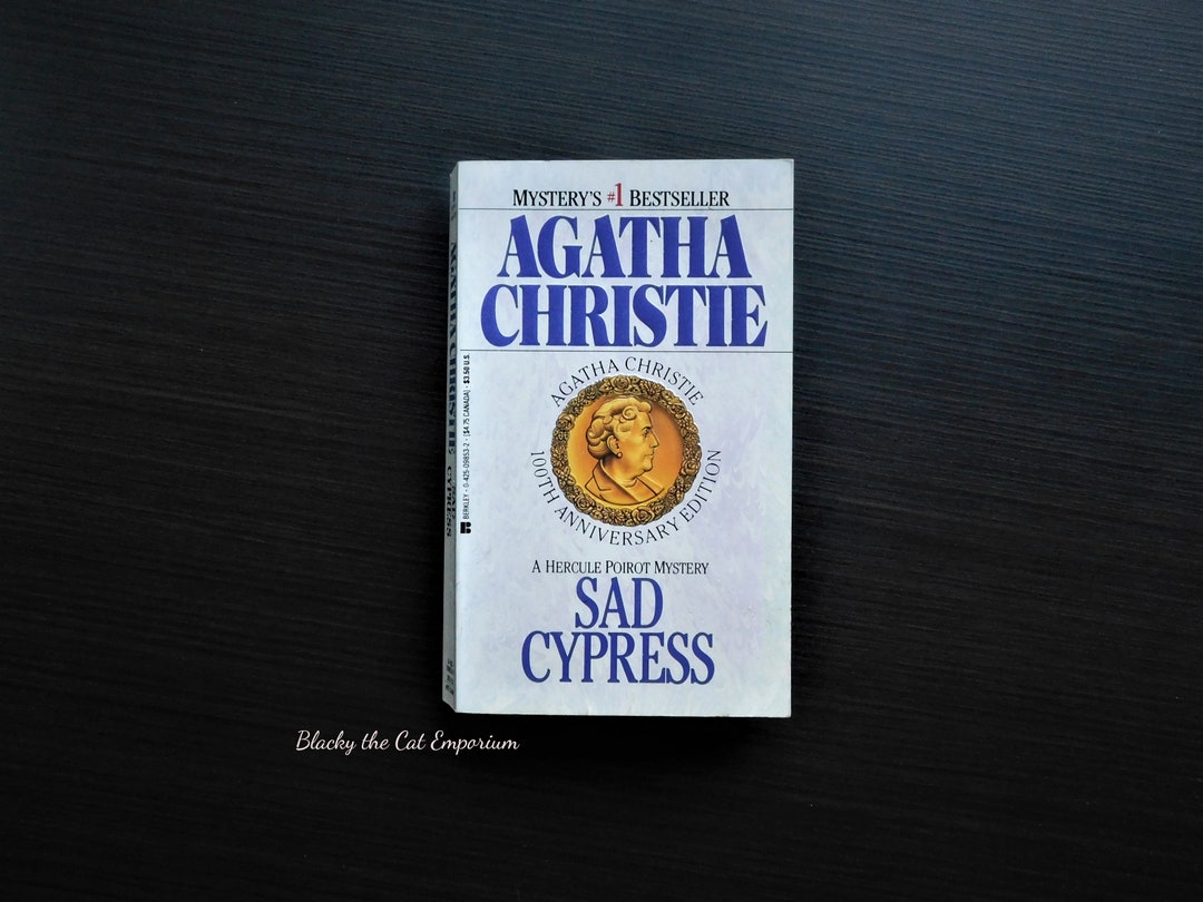 Vintage Agatha Christie Sad Cypress Book, A Hercule Poirot Book ...