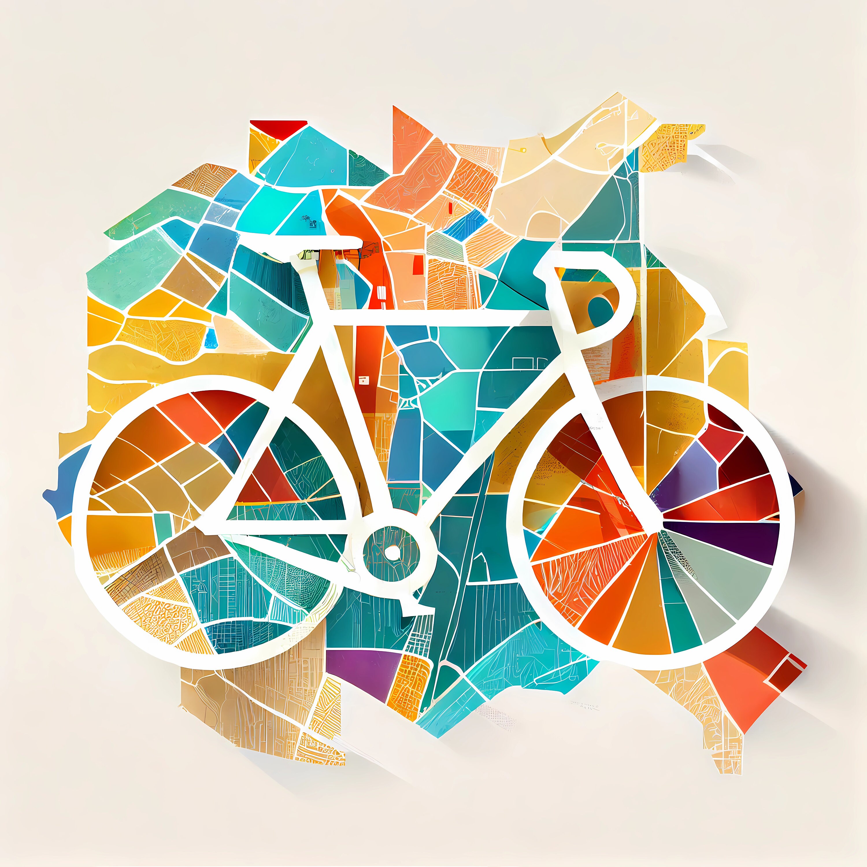 Bike City - Bike Sticker - Cycling Sticker - Etsy