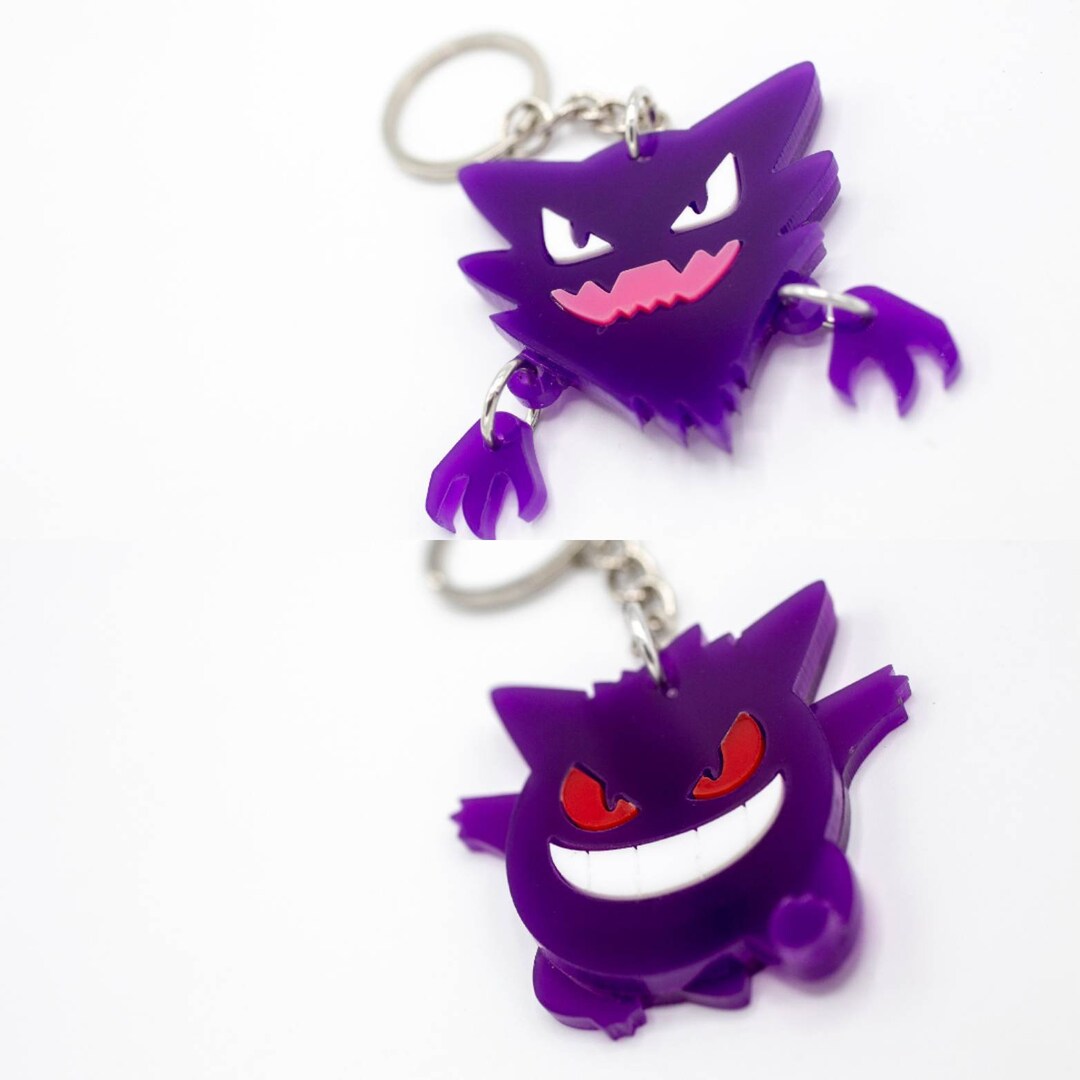Gengar and Haunter Acrylic Keychain - Etsy