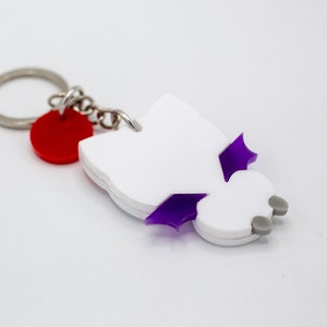 Final Fantasy Moogle Acrylic Keychain - Etsy