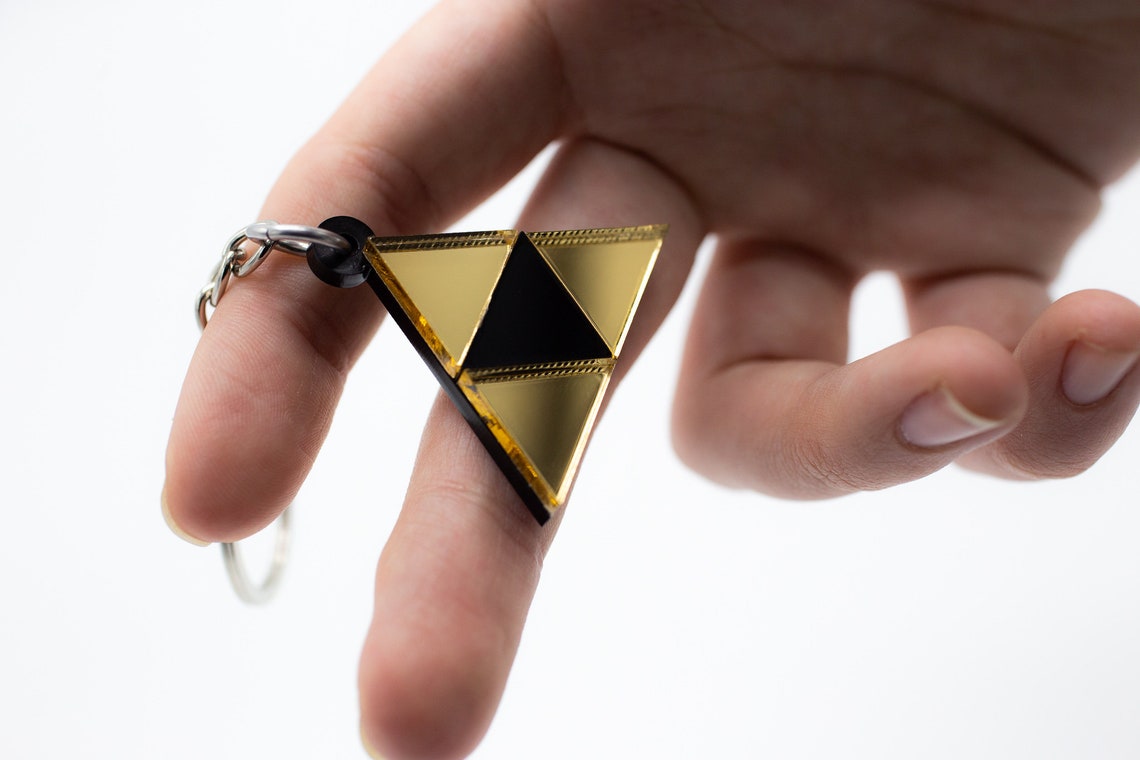 Triforce Keychain - Etsy