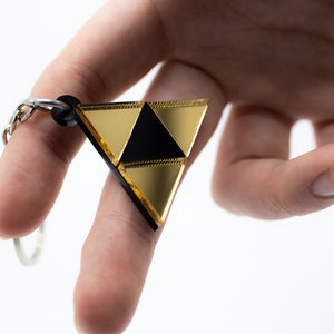 Triforce Keychain - Etsy