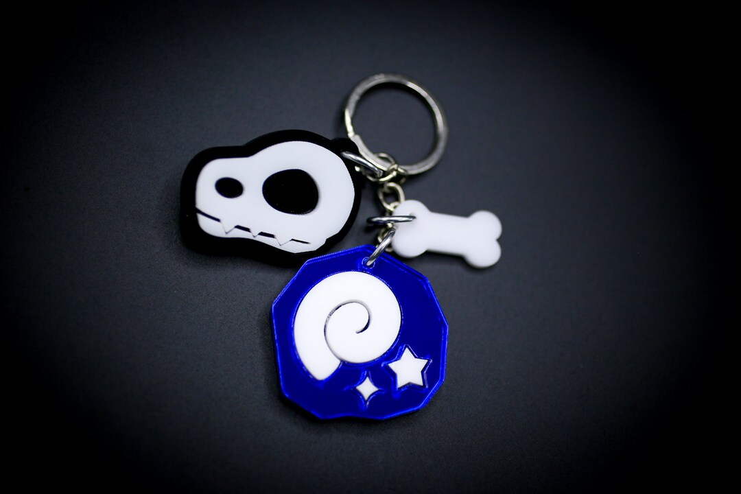 Fossil Keychain - Etsy