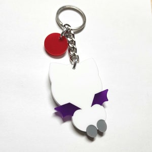 Final Fantasy Moogle Acrylic Keychain - Etsy