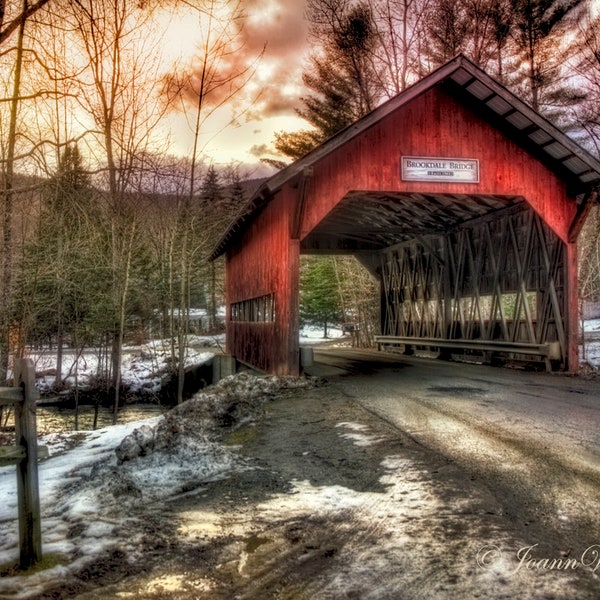 Covered Bridge Art - Etsy