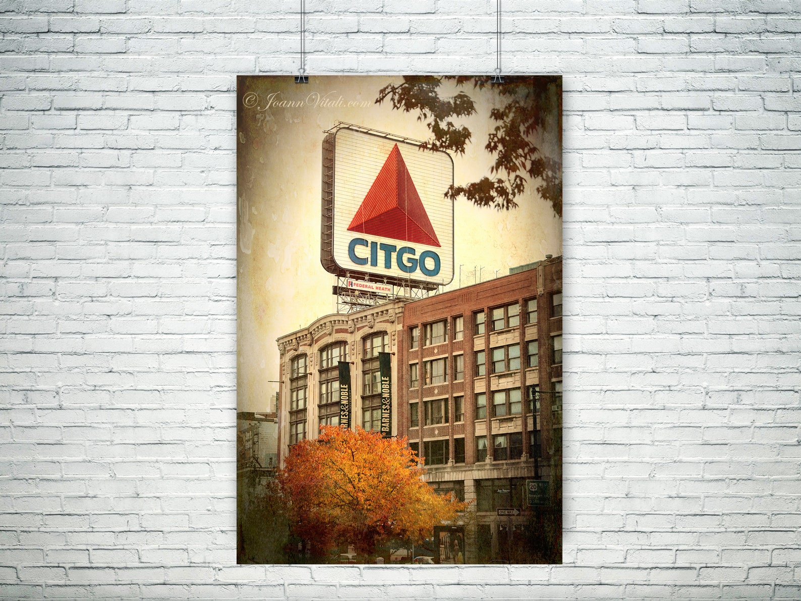 CITGO Sign Kenmore Square Boston Red Sox Fan Art, Vintage Boston Canvas ...
