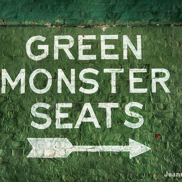 Green Monster Fenway Park Sign - Etsy