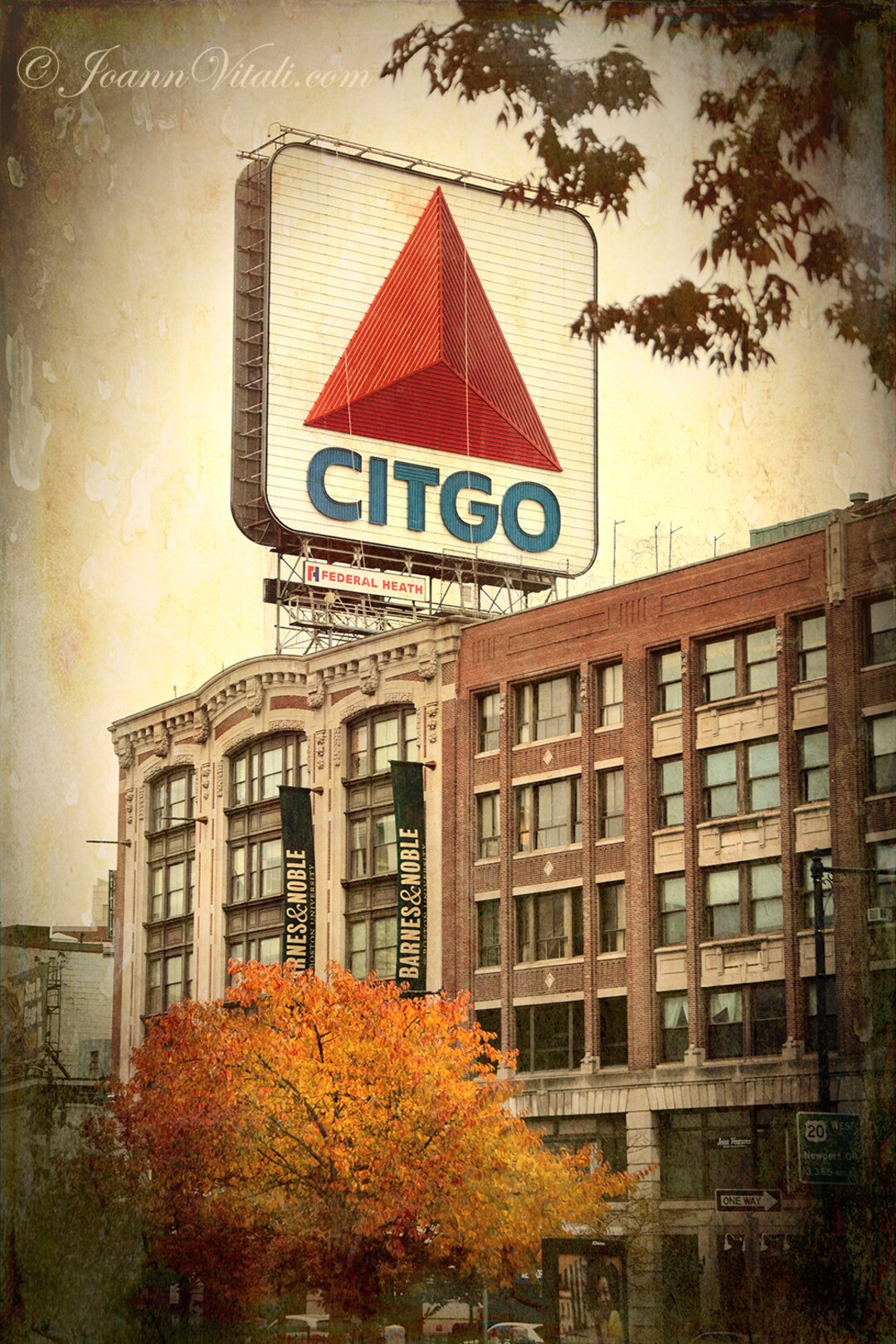CITGO Sign Kenmore Square Boston Red Sox Fan Art, Vintage Boston Canvas ...