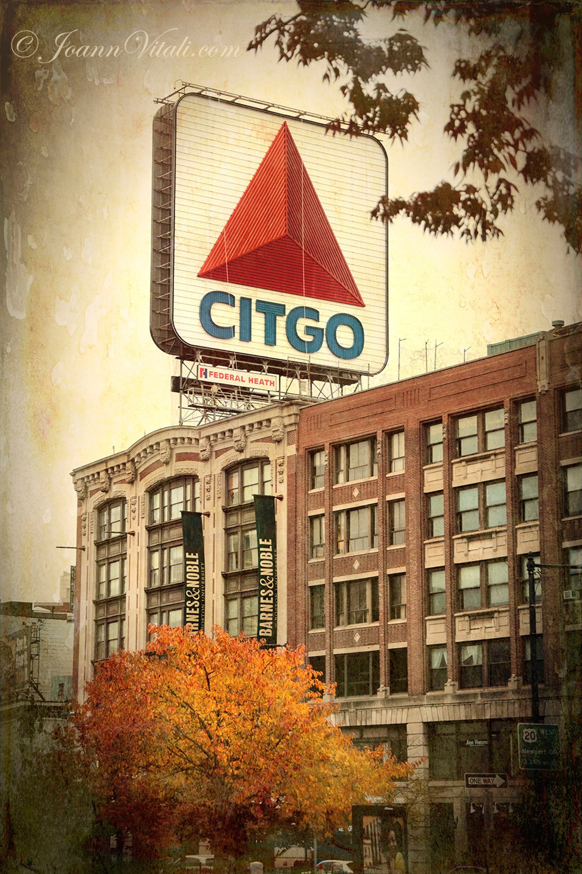 CITGO Sign Kenmore Square Boston Red Sox Fan Art Vintage - Etsy