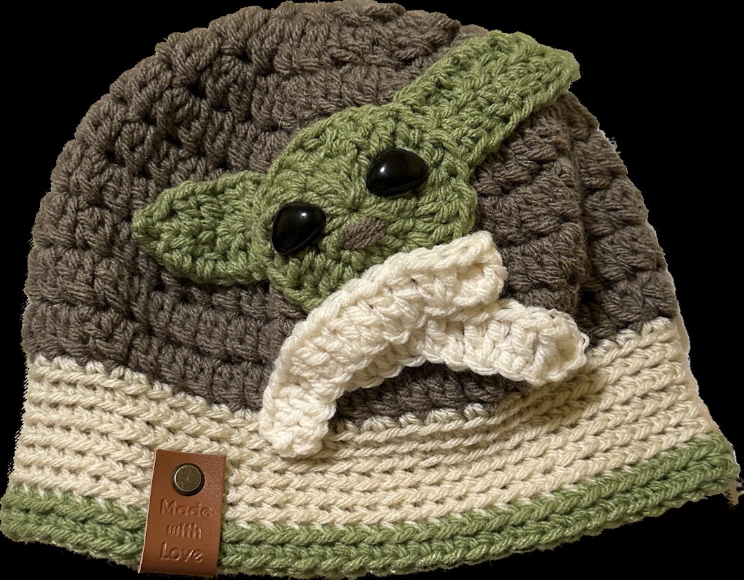 Baby Yoda Inspired Hat Which Can Be Made in Any Size From Babies to ...