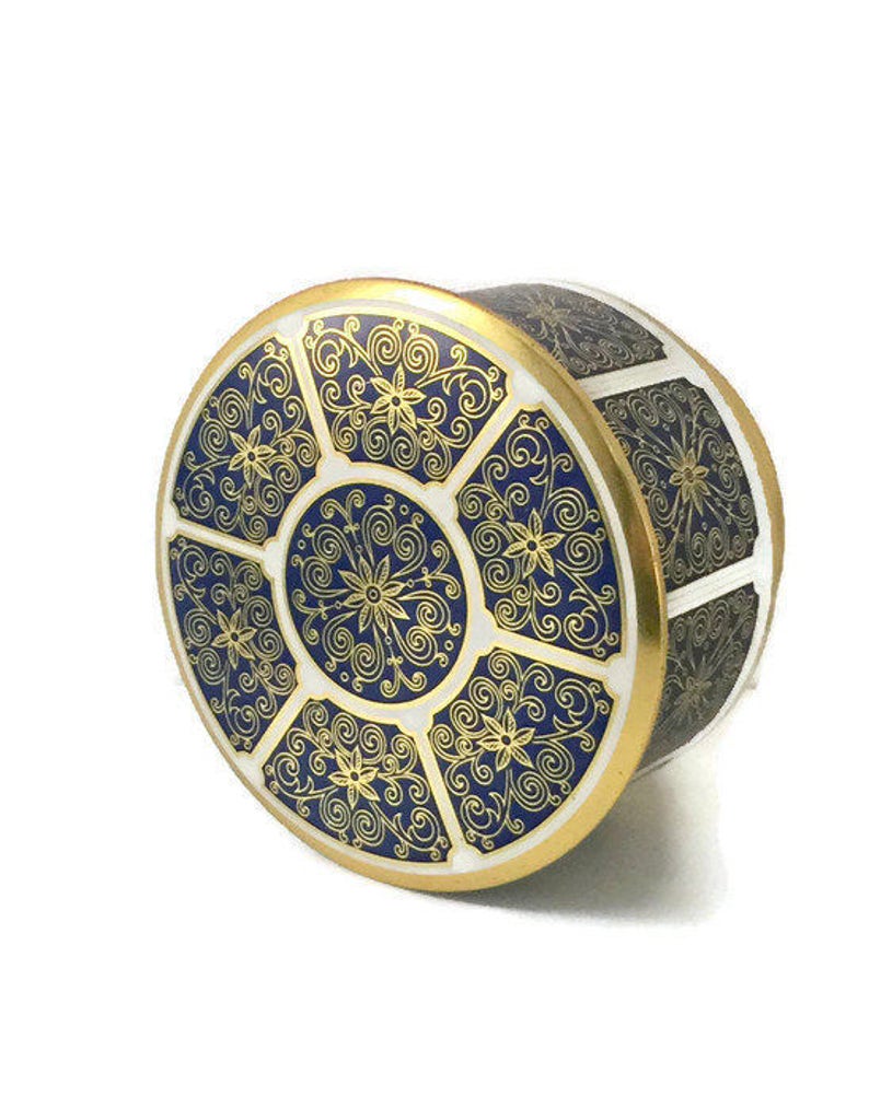 Vintage Lithograph Tin Box Canister Storage Container - Etsy