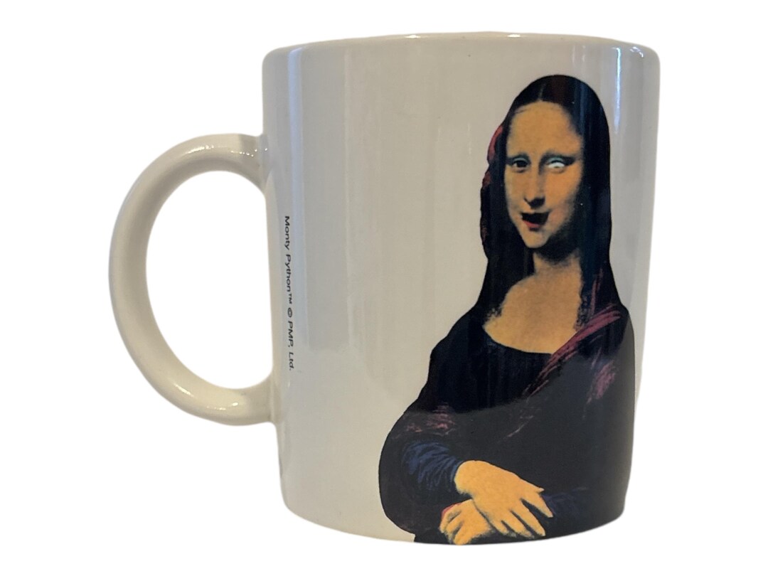 Monty Python Mona Lisa Coffee Mug | Mona by Gilliam Mug | Vintage Art ...