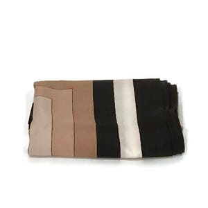 Retro Geometric Pattern Mod Scarf Great Use of Neutral - Etsy