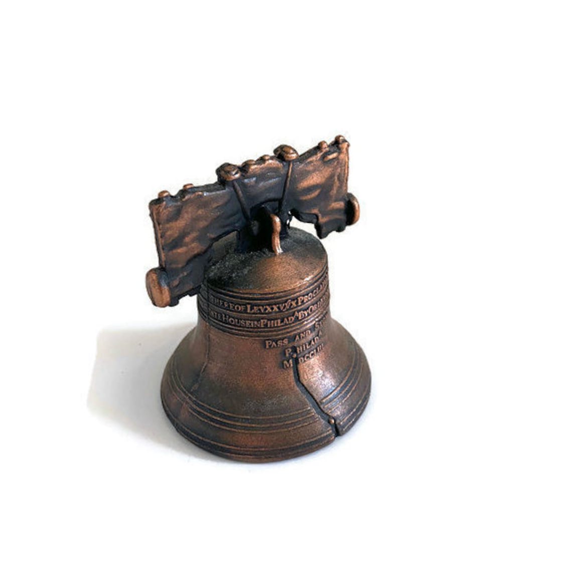 Vintage Liberty Bell Small Metal Table Bell Philadelphia - Etsy