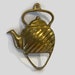 Vintage Brass Teapot-shaped Wall Hook / Cup Hanger - Etsy