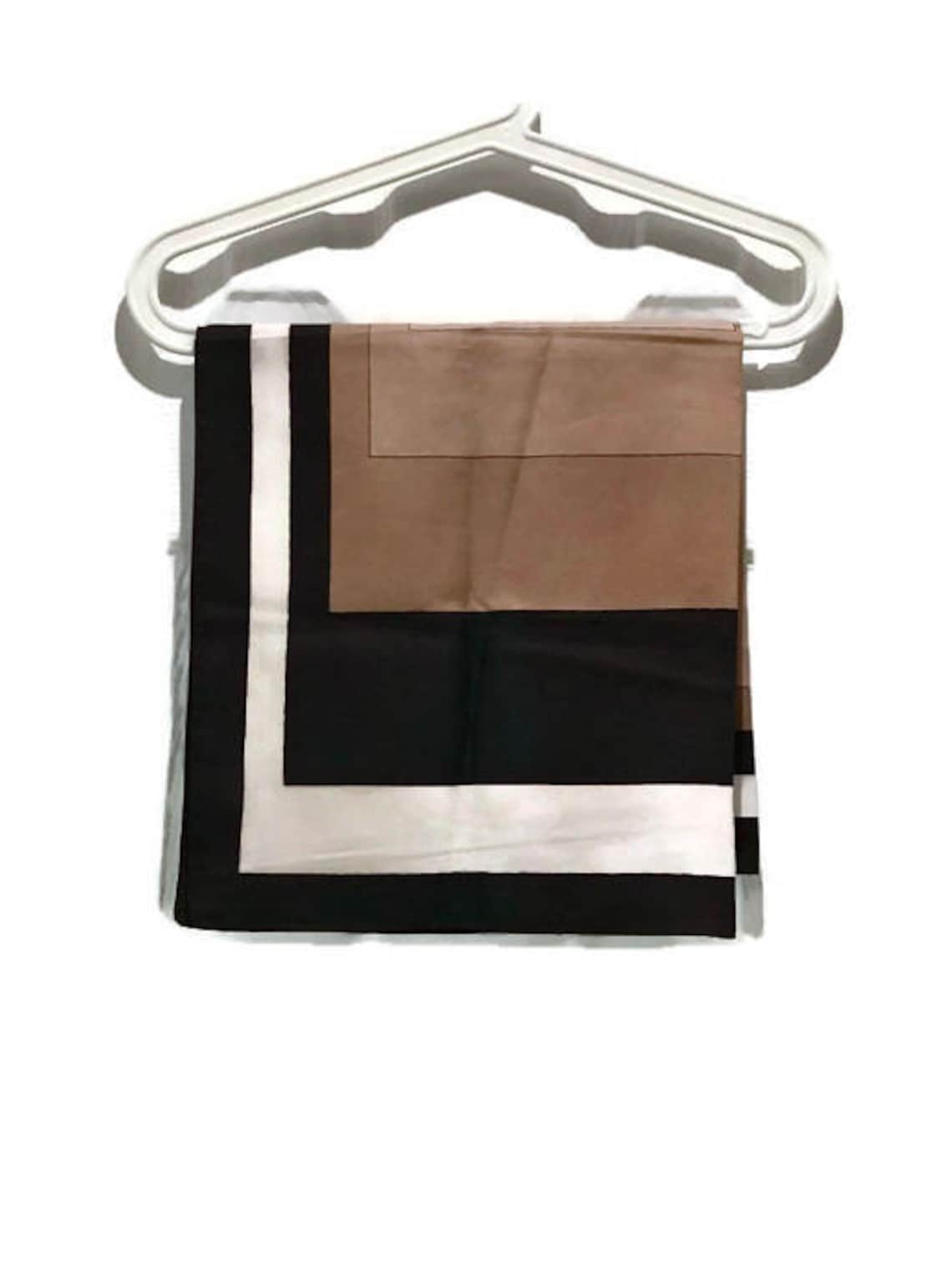 Retro Geometric Pattern Mod Scarf Great Use of Neutral | Etsy