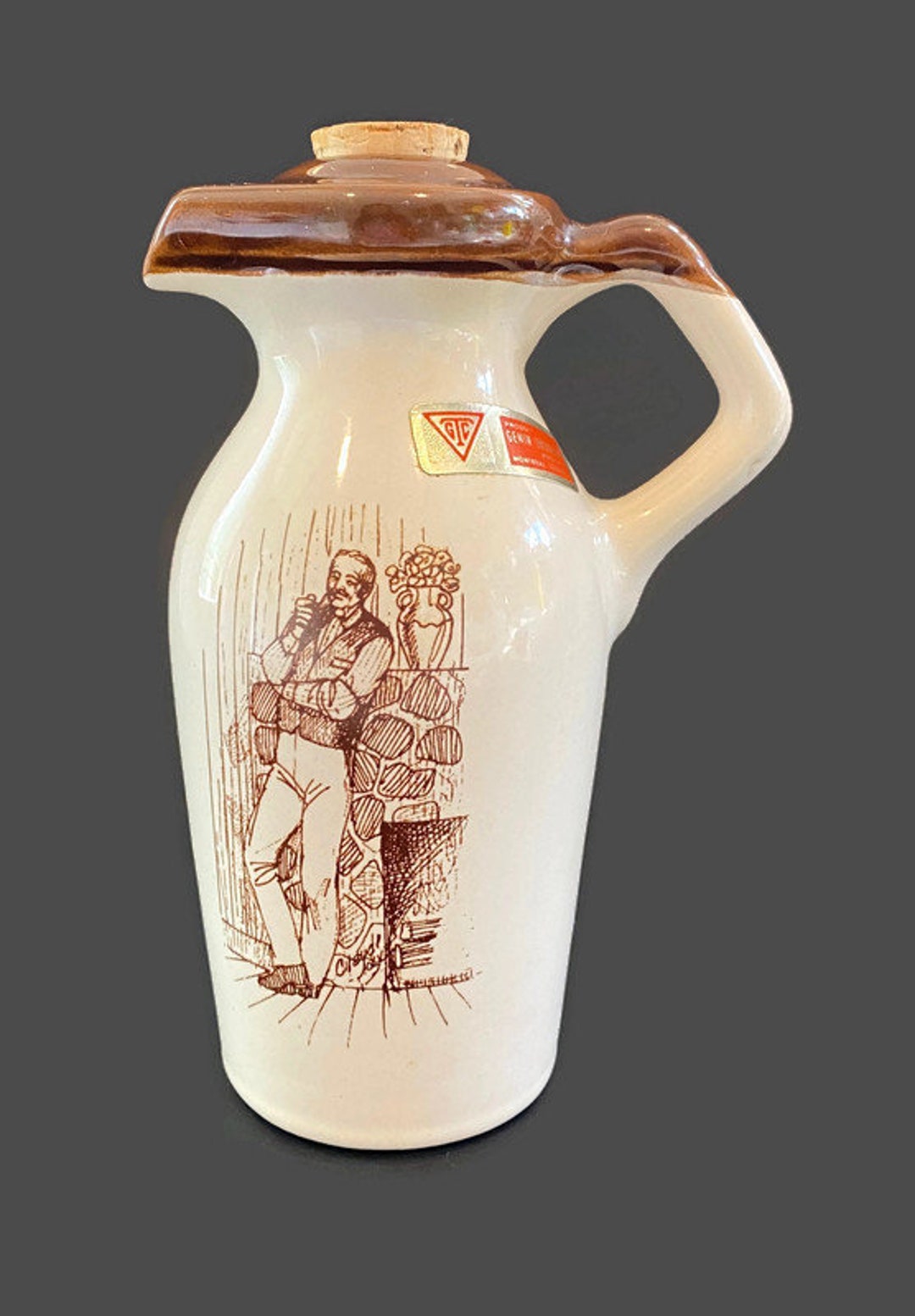 Hab Crocks Jug | Genin Trudeau Product | Small Ceramic Pitcher ...