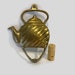 Vintage Brass Teapot-shaped Wall Hook / Cup Hanger - Etsy