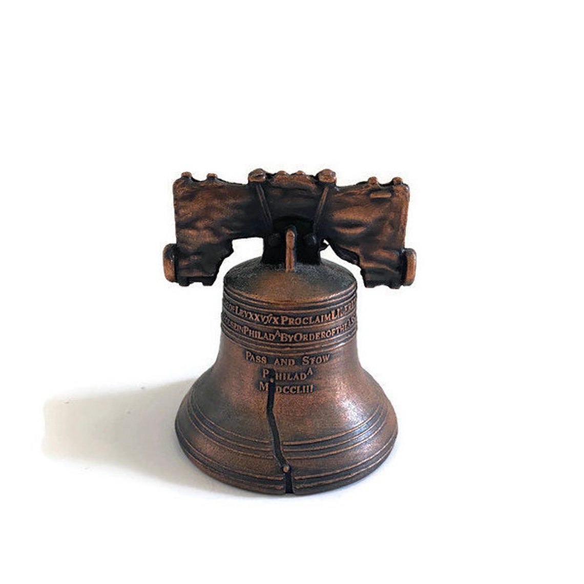 Vintage Liberty Bell Small Metal Table Bell Philadelphia - Etsy