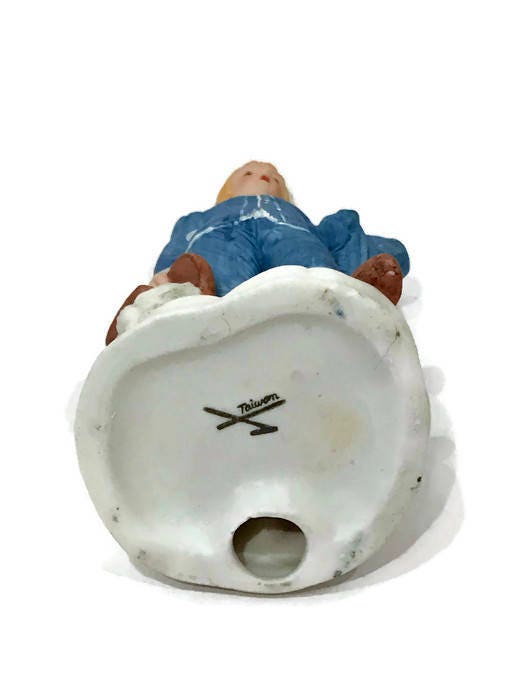 Vintage Bisque Porcelain Blue Boy Figurine, Gainsborough Style - Etsy