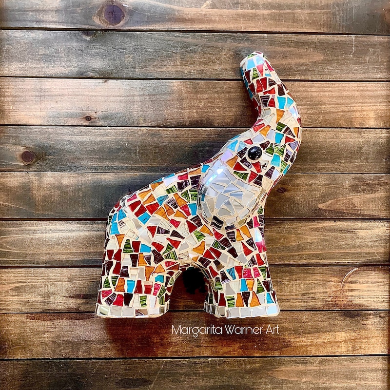 Elephant Mosaic - Etsy