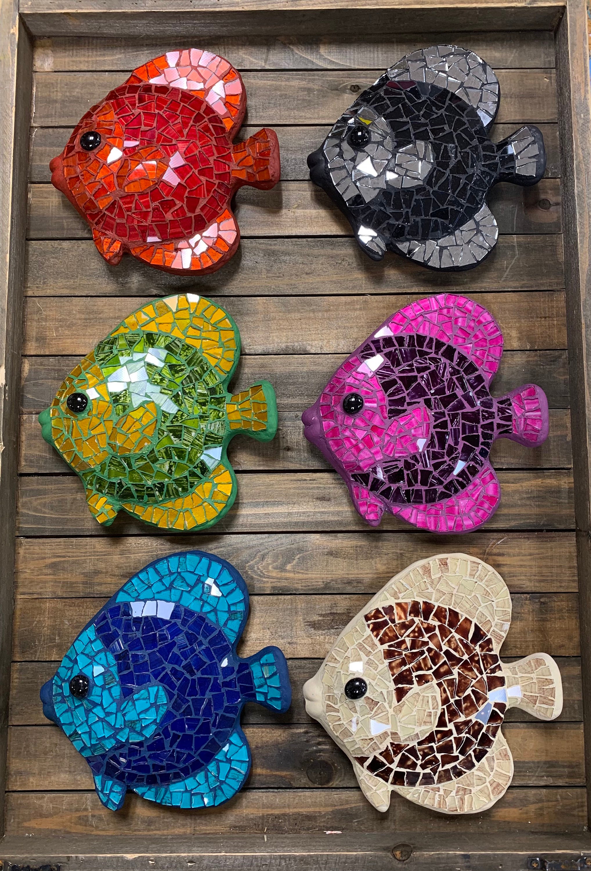 Artisanal Mosaic Fish - Etsy