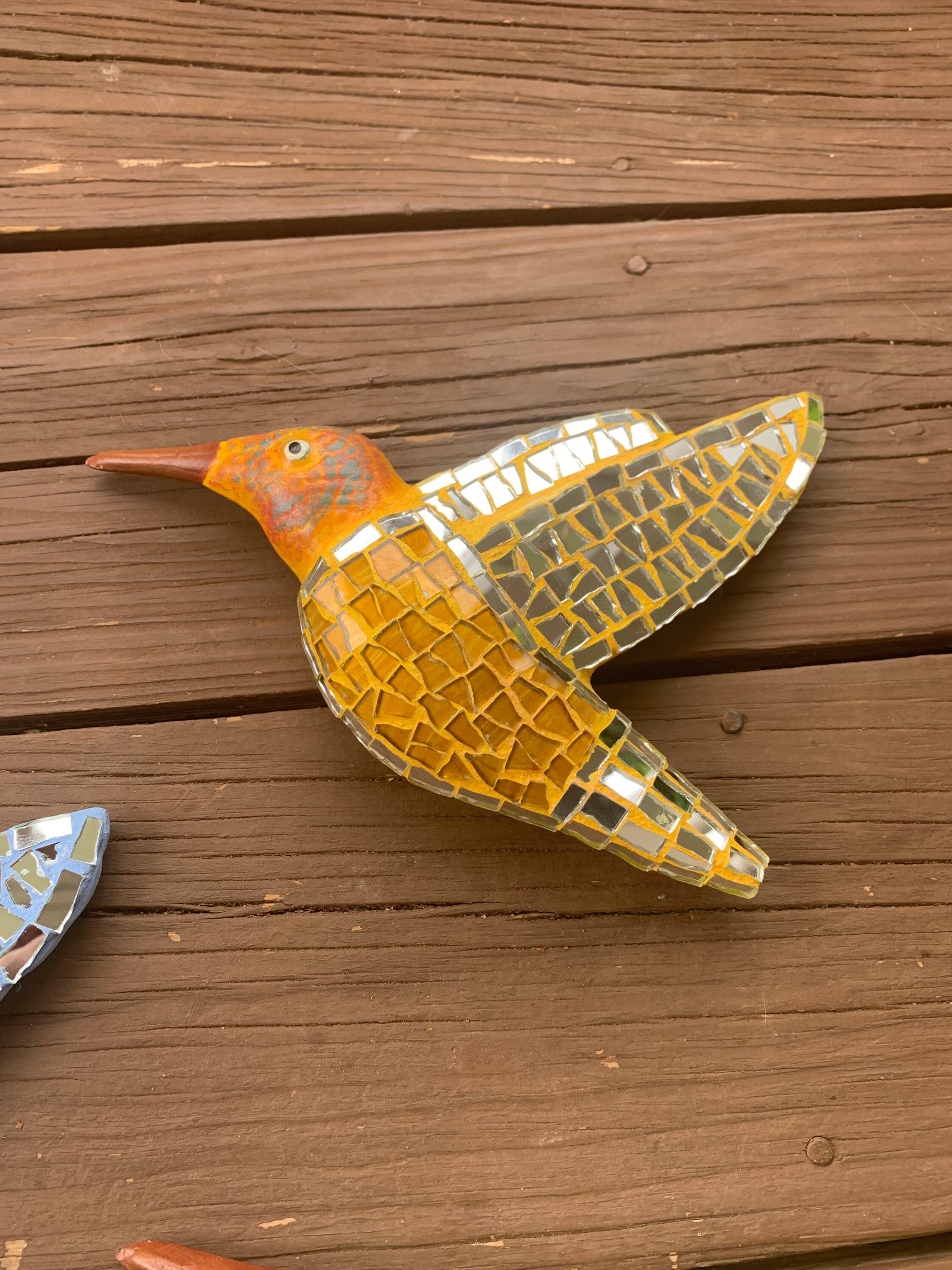 Mosaic HummingbirdCeramic HummingbirdWall Hanging | Etsy