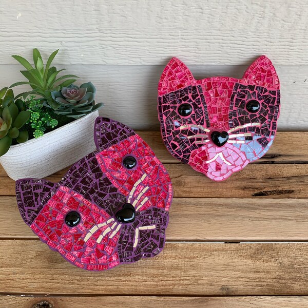 Mosaic Cat - Etsy