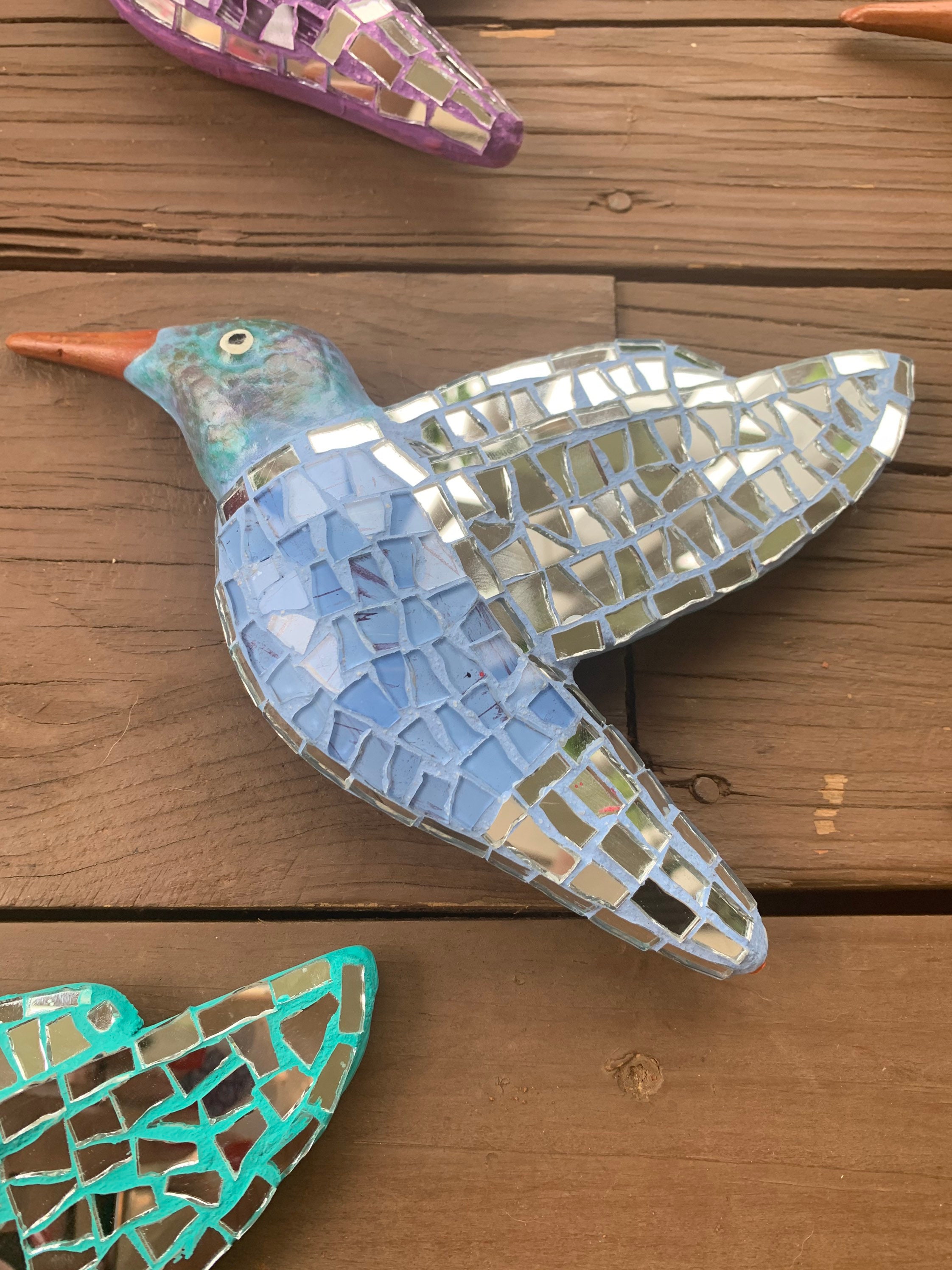 Mosaic HummingbirdCeramic HummingbirdWall Hanging | Etsy