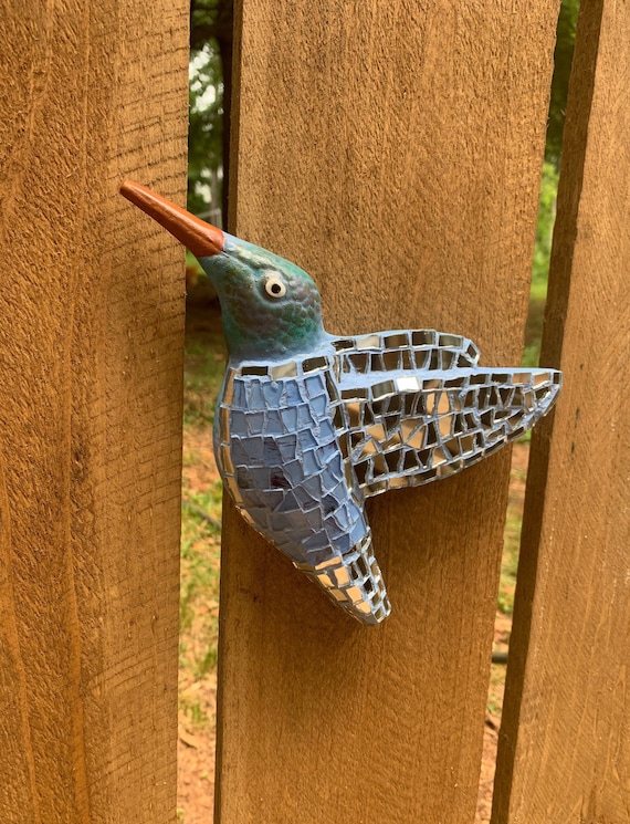 Colibrí de mosaico artesanal colibrí de cerámica colibrí | Etsy