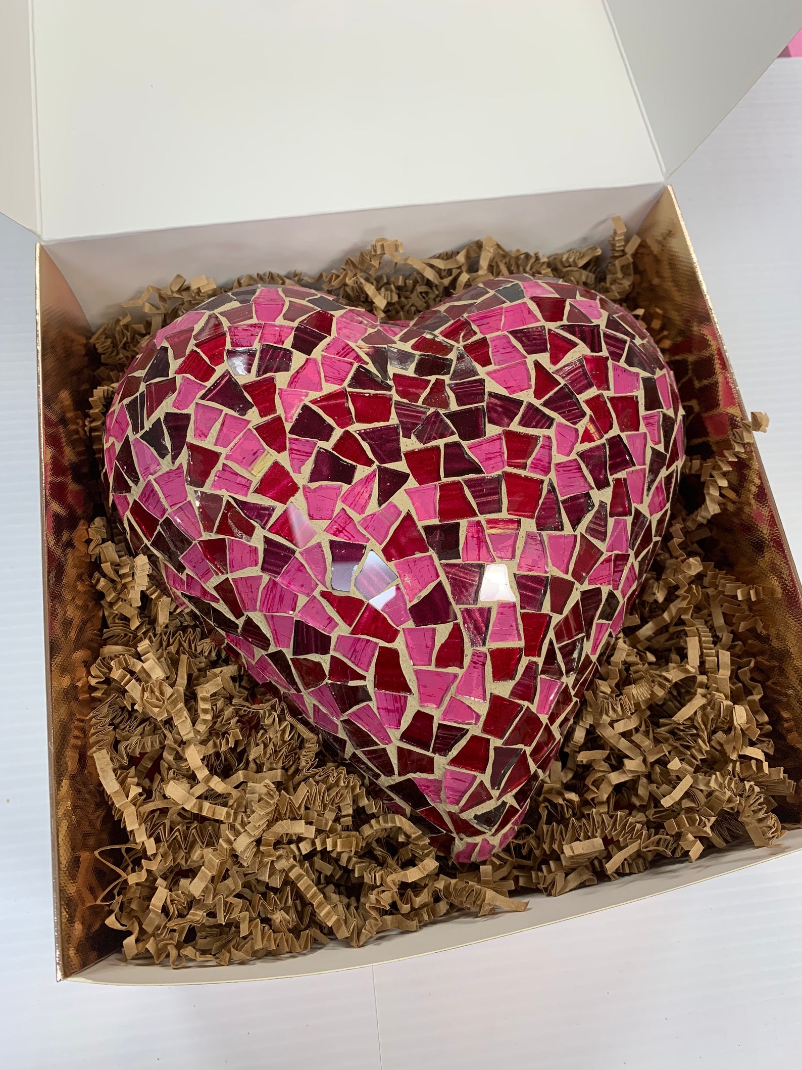 Artisanal Mosaic Heart Heart Wall Hanging abstract - Etsy