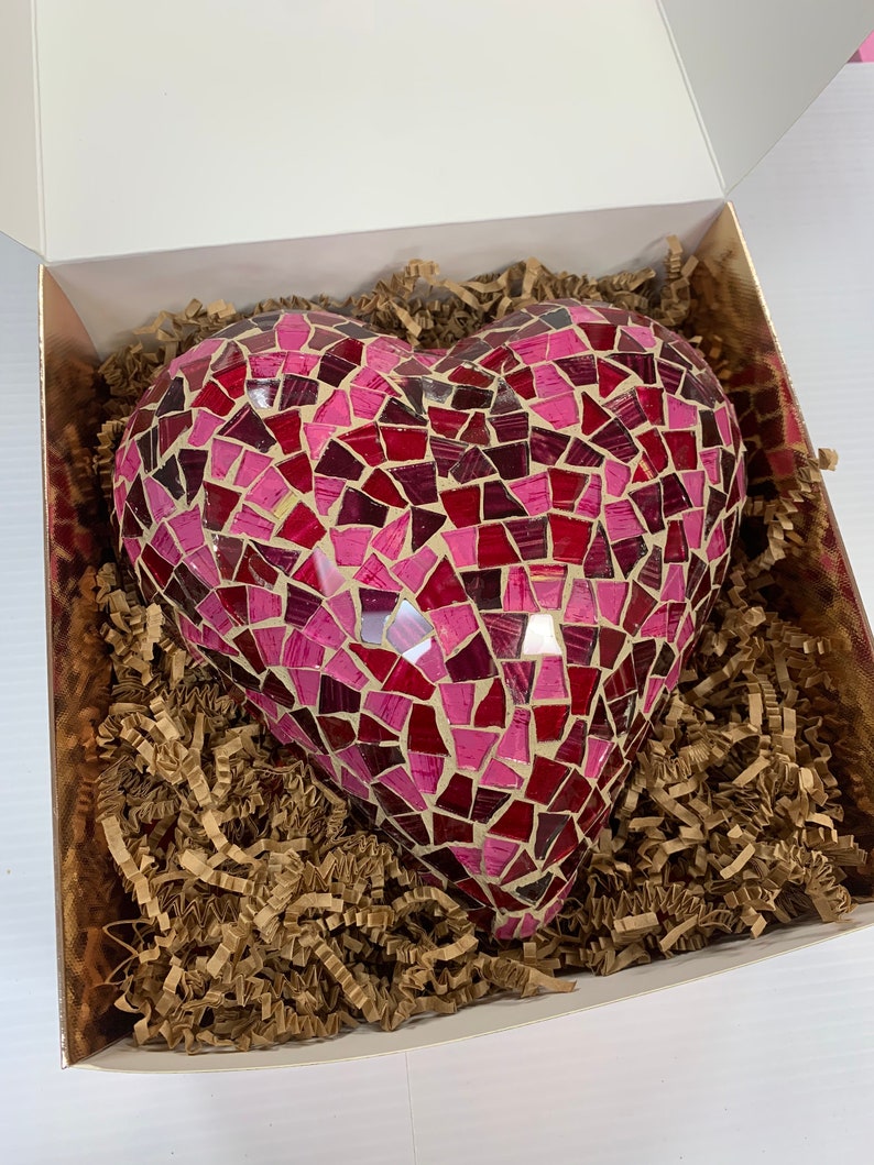 Artisanal Mosaic Heart Heart Wall Hanging abstract - Etsy