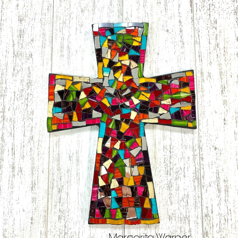 Mosaic Cross - Etsy