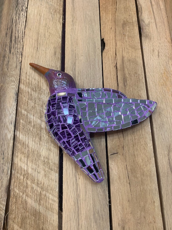 Colibri en mosaïque colibri en céramique colibri suspendu au - Etsy France