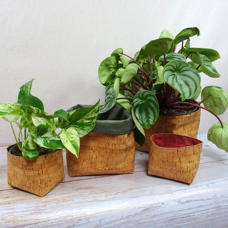 Linen Plant Pots - Etsy
