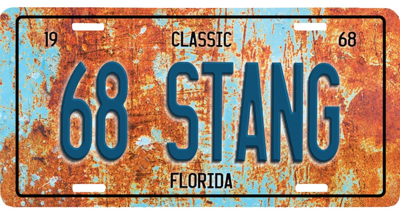 Mustang Car Tag - Custom - Etsy