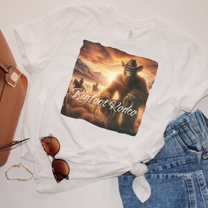 Bigfoot Rodeo T-shirt - Etsy